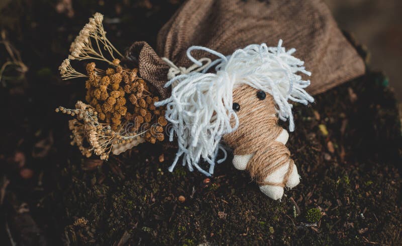 Magical Voodoo Doll, Esoteric and Magic Concept Stock Photo - Image of ...