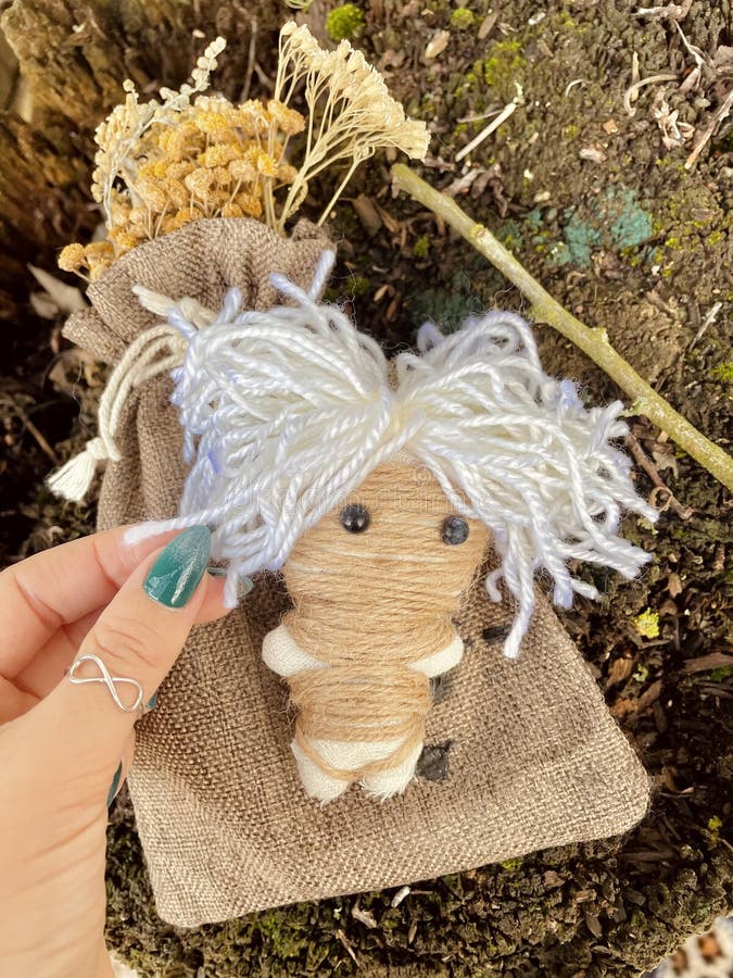 Magical Voodoo Doll, Esoteric and Magic Concept Stock Image - Image of ...