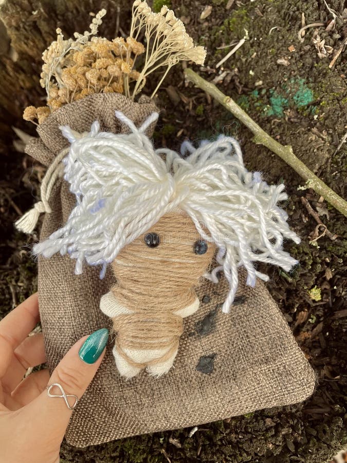 Magical Voodoo Doll, Esoteric and Magic Concept Stock Photo - Image of ...