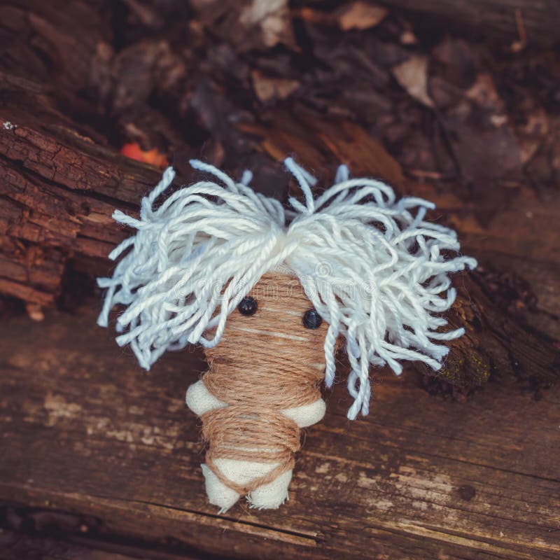 Magical Voodoo Doll, Esoteric and Magic Concept Stock Image - Image of ...