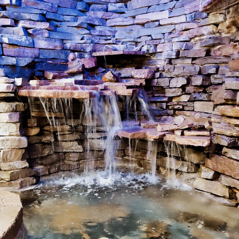 Waterfall Lights stock image. Image of movement, motion - 4928987