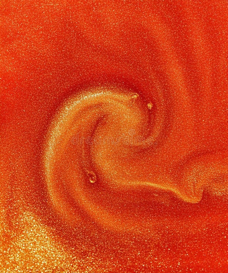 Magical Waves of Golden Glittering Particles in Different Shades of Red ...