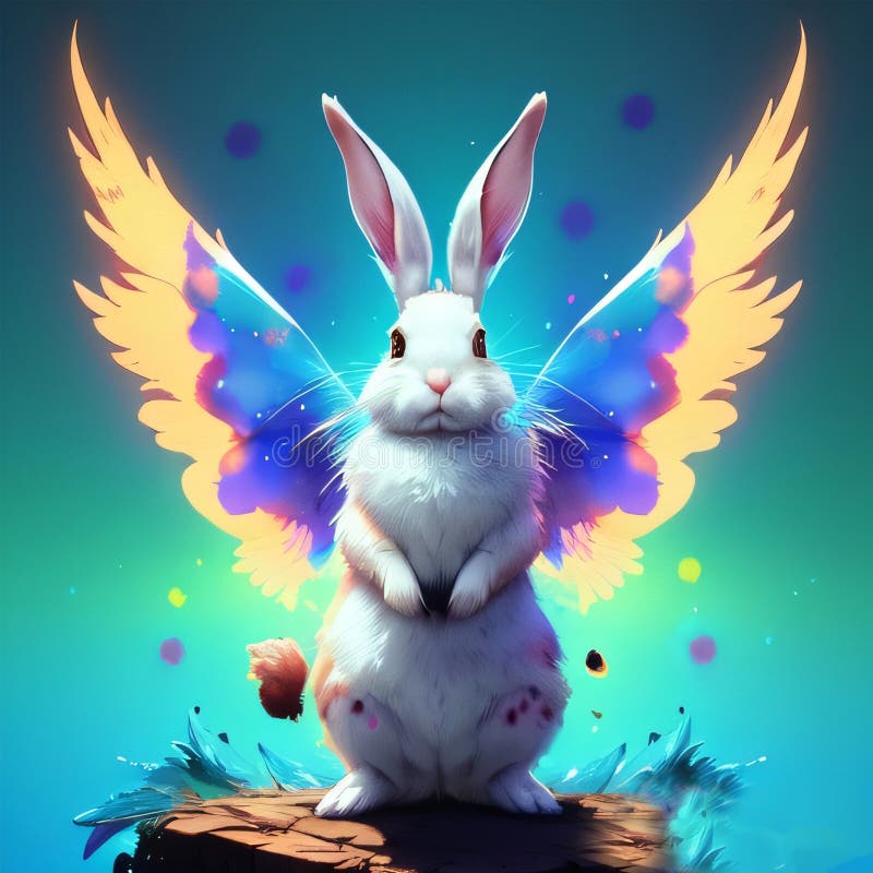 Winged Rabbit Stock Photos - Free & Royalty-Free Stock Photos from ...