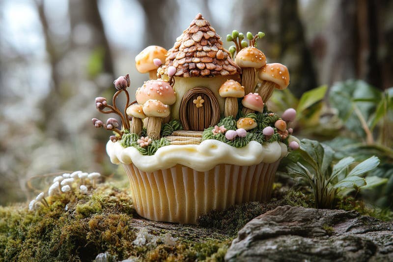 A Magical World Created on a Cupcake. Pastry Art of the Highest Level ...