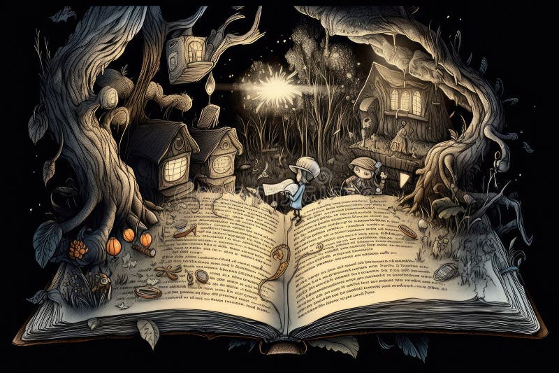 Magically-animated Book, with Characters and Plot Coming To Life before ...