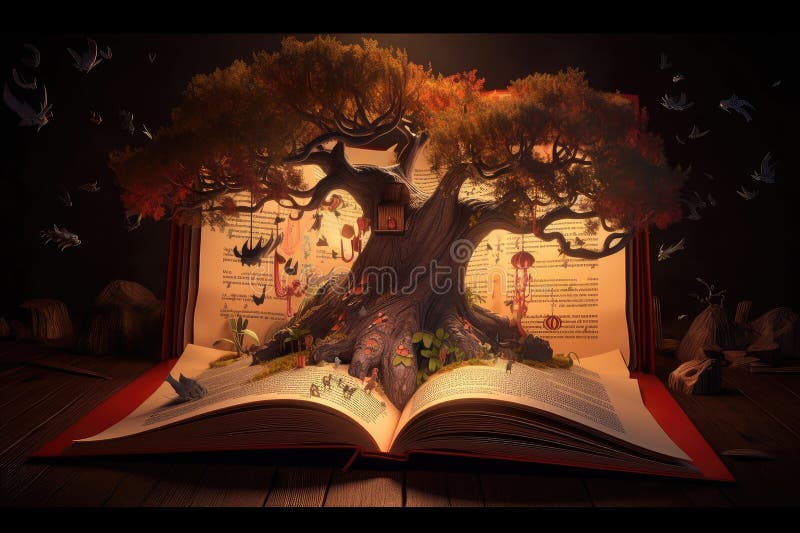 Magically-animated Book, with Characters and Plot Coming To Life before ...