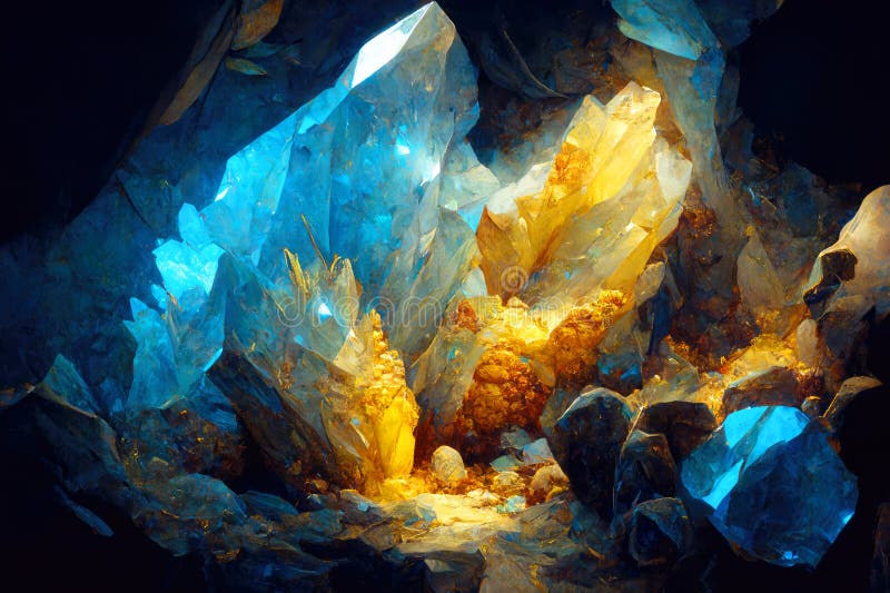 Crystals stock illustration. Illustration of esoteric - 269860913