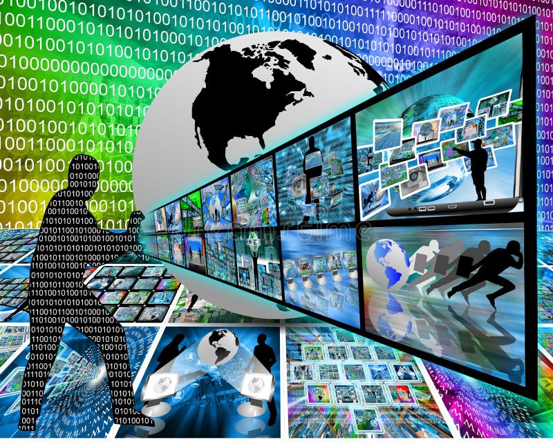 Magician stock photo. Image of media, connection, screen - 44726078