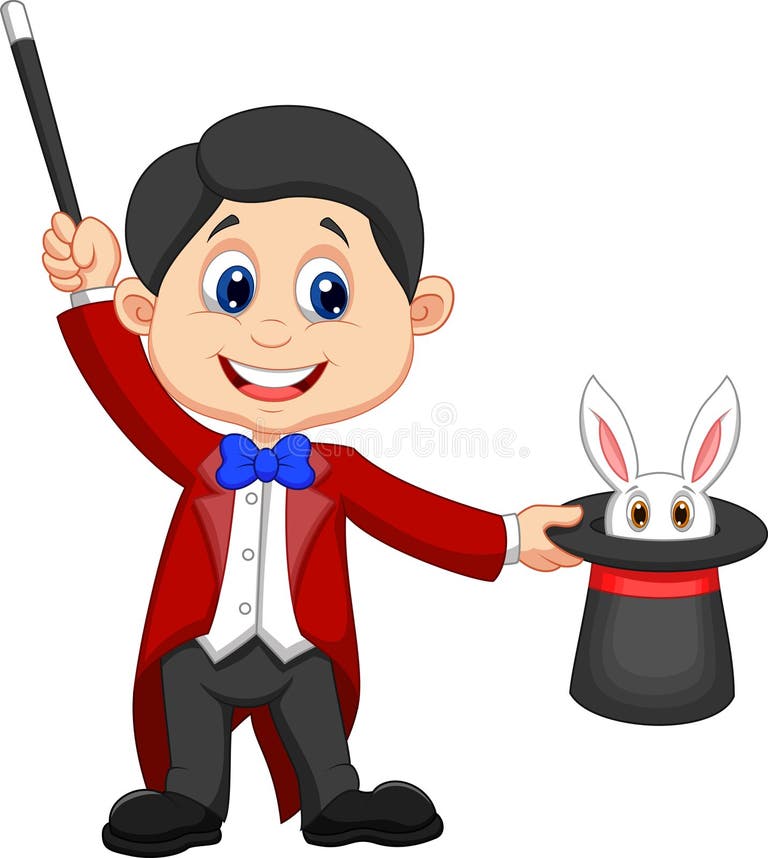 Magician Cartoon Stock Illustrations – 40,004 Magician Cartoon Stock ...