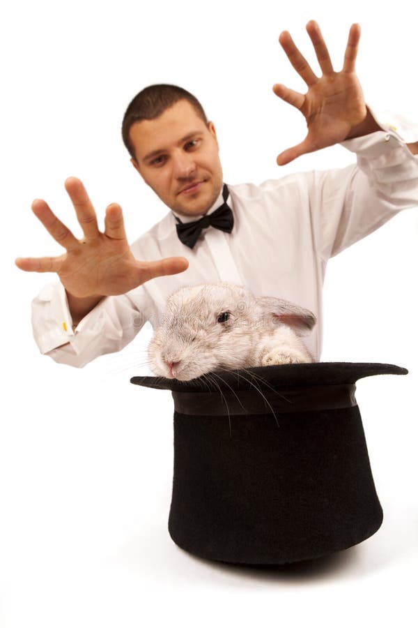 Magician with magic wand stock image. Image of black - 16869905