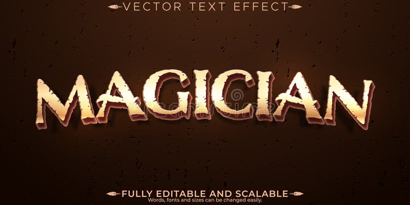 Magician Editable Text Effect, Editable Magic and Illusion Text Style ...
