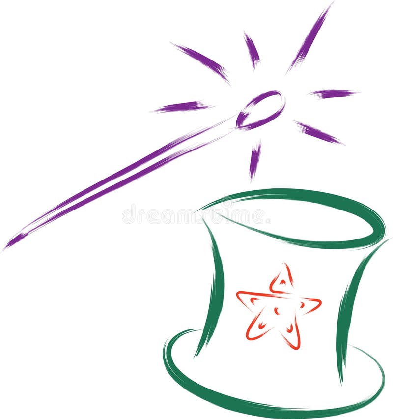 Magic Show Hat Present Stock Illustrations – 158 Magic Show Hat Present ...