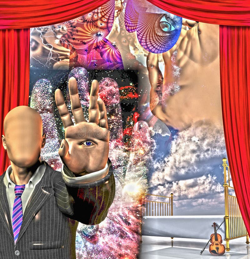 The Magician stock illustration. Illustration of enchanted - 35836535