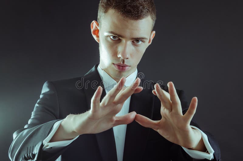 Magician stock image. Image of copy, horizontal, adult - 38523657