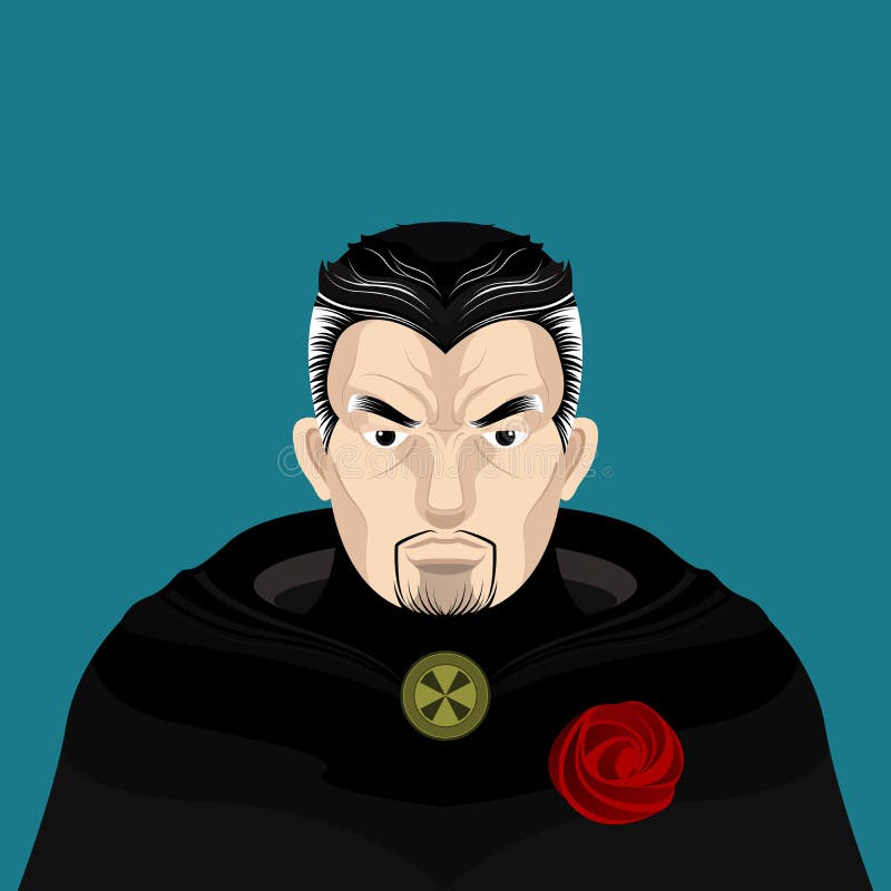 Magician Man with Beard Character Stock Vector - Illustration of ...