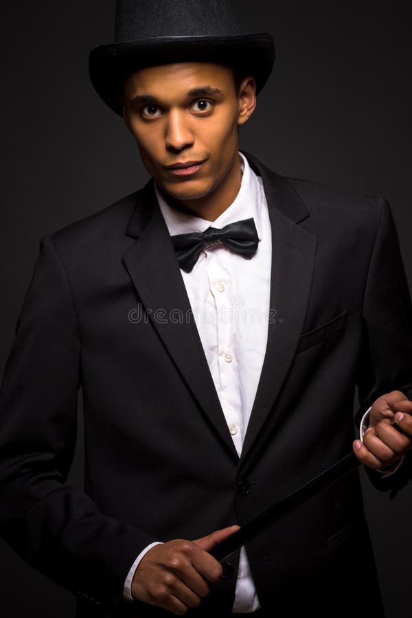 Magician man stock photo. Image of performer, studio - 64913286