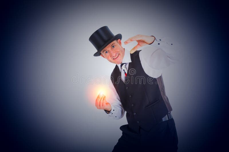 Magician stock photo. Image of magic, magician, stage - 62937340