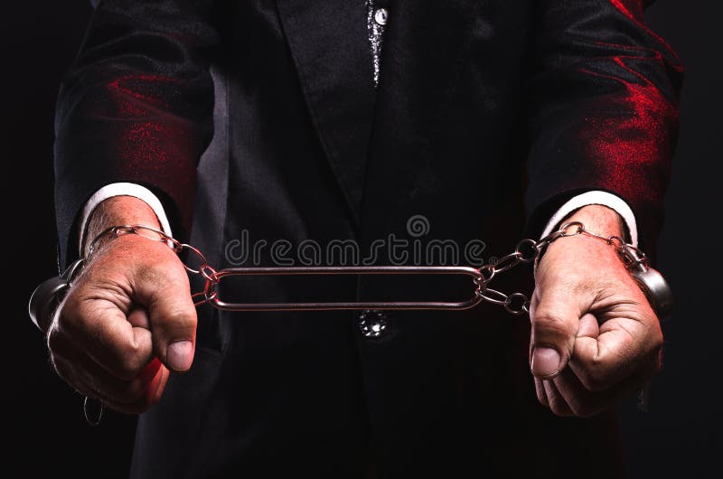 Magician Shows Trick with Playing Cards. Sleight of Hand. Manipulation ...