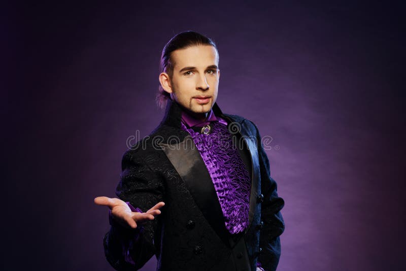 Magician in stage costume stock photo. Image of costume - 38562738