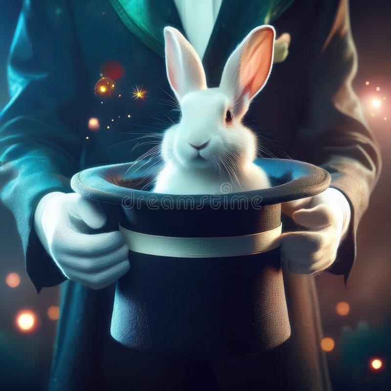 Mysterious Magician Astonishes Audience by Making a Rabbit Appear from ...
