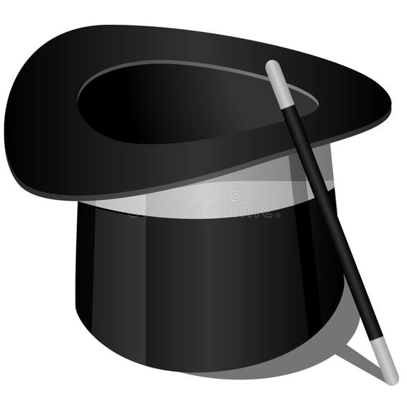 Magicians Hat stock illustration. Illustration of myth - 18962504