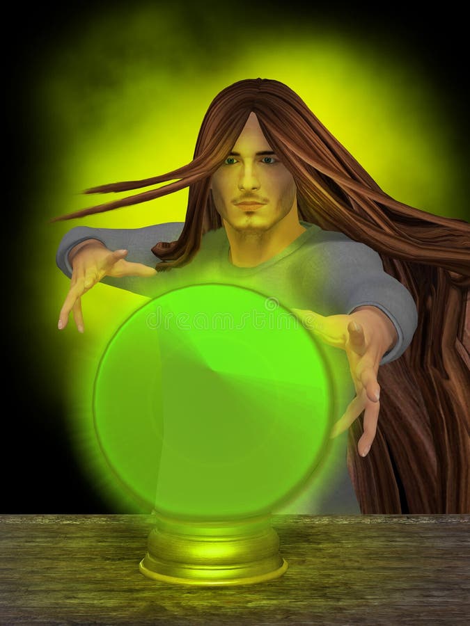 Magier stock abbildung. Illustration von labor, magier - 45062734