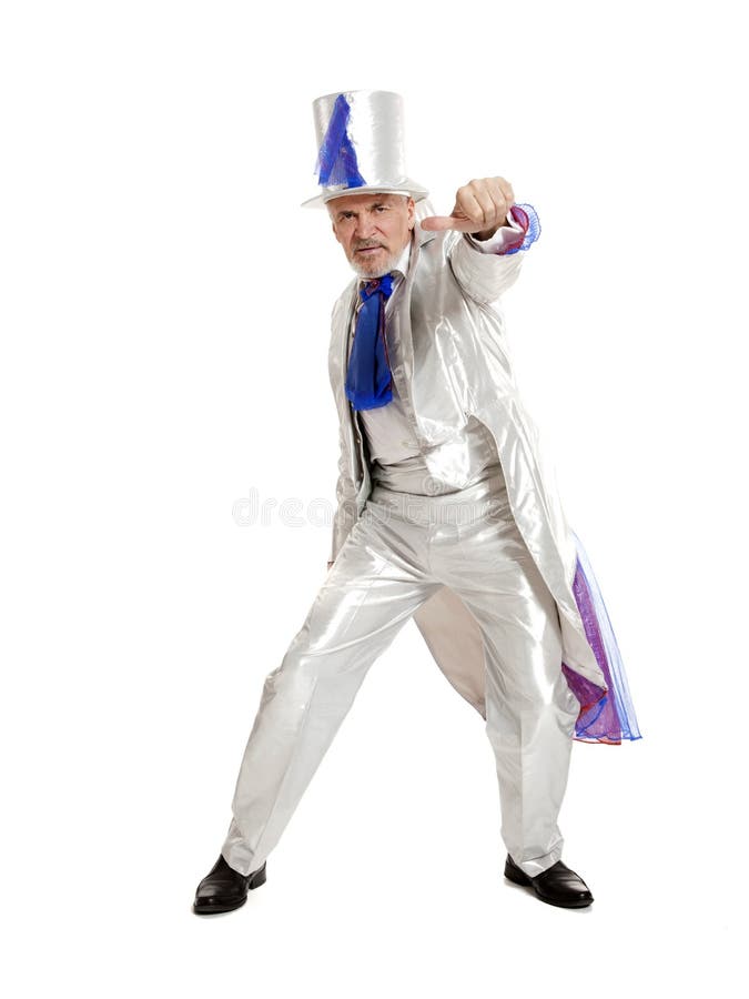 Magier, Der Daumenzeichen Zeigt Stockfoto - Bild von magie, magier ...