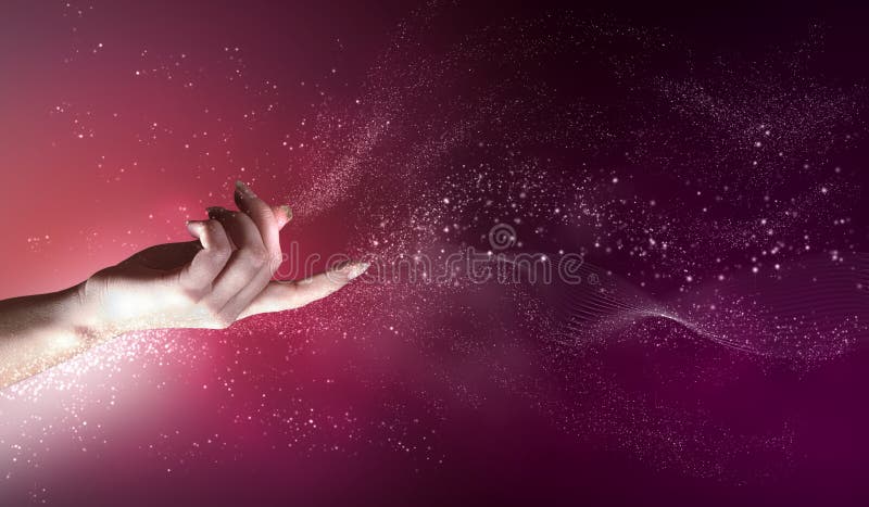 Magische Handbegriffsbild stockbild. Bild von idee, schönheit - 30094021