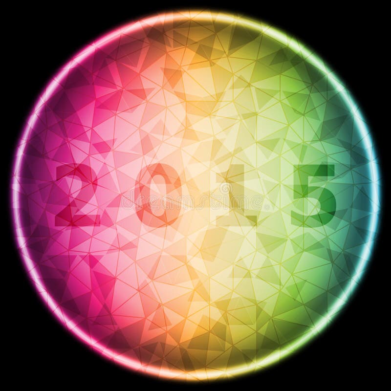 Magischer Ring Des Designs Mit Hintergrund 2015 Vektor Abbildung ...