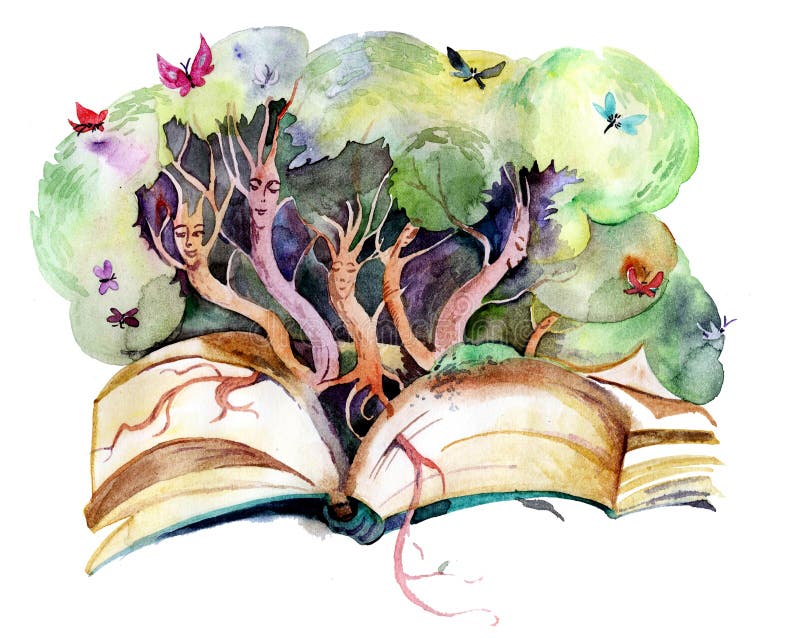 Magisches Buch stock abbildung. Illustration von getrennt - 52496018