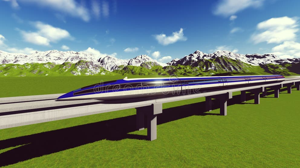 Maglev Stock Illustrations – 1,461 Maglev Stock Illustrations, Vectors ...