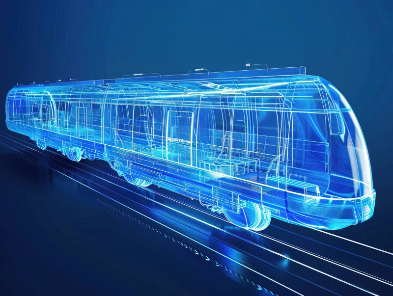 The Maglev Train Runs on the Track. Maglev Visualization with Augmented ...