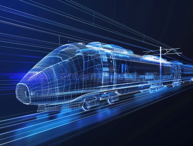 The Maglev Train Runs on the Track. Maglev Visualization with Augmented ...