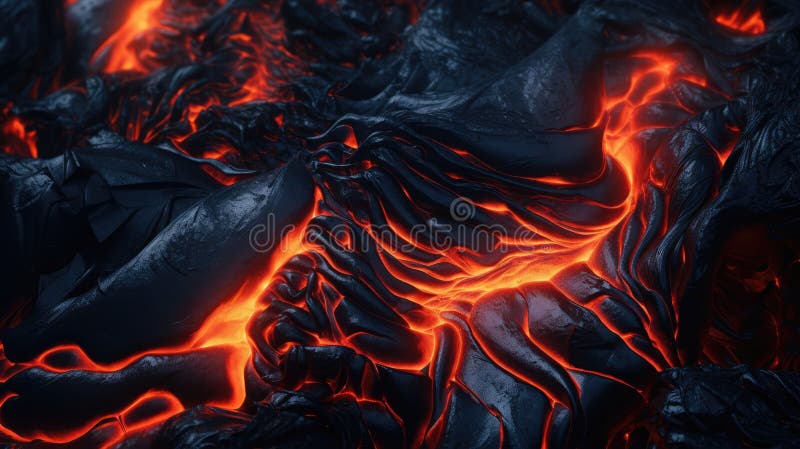 Magma Close-up, Lava and Magma Texture Stock Image - Image of wallpaper ...