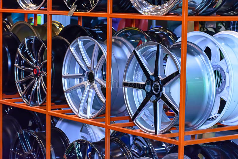 Magnesium alloy wheel stock photo. Image of shiny, transportation ...