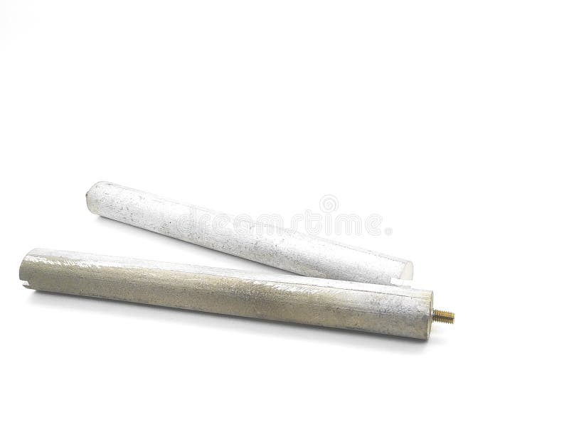Old Anode of a Water Heater. Worn Magnesium Anode Stock Image - Image ...