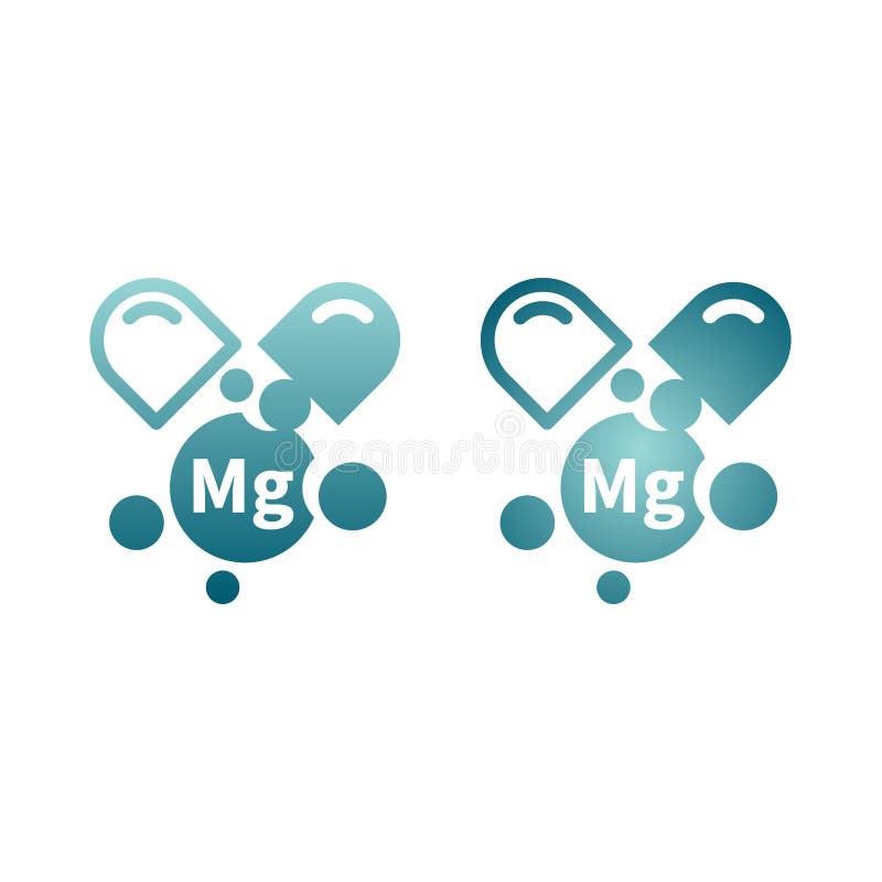 Magnesium Capsule Vector Icon Stock Vector - Illustration of magnesium ...
