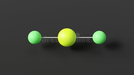Magnesium Chloride Molecular Structure, Inorganic Compound, Ball and ...