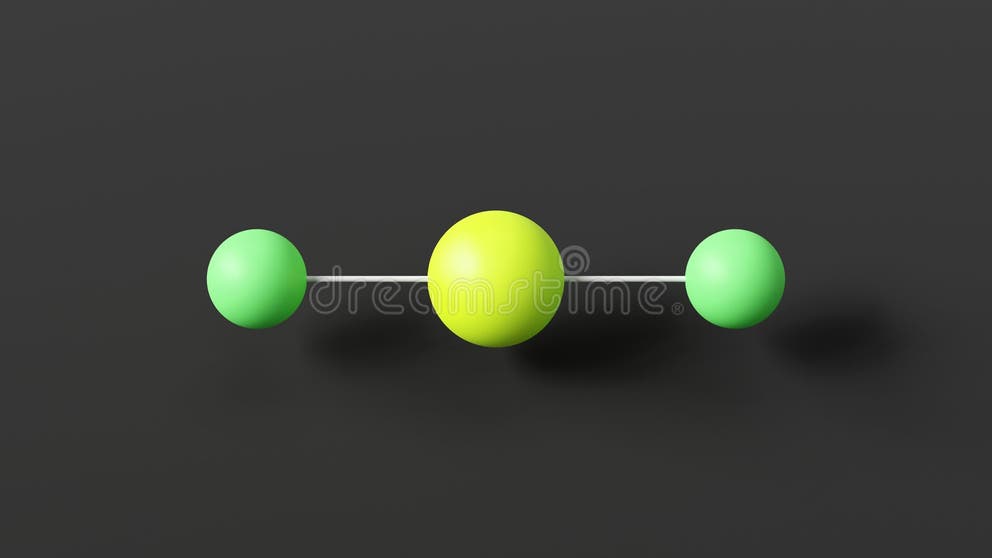 Magnesium Chloride Molecular Structure, Inorganic Compound, Ball and ...