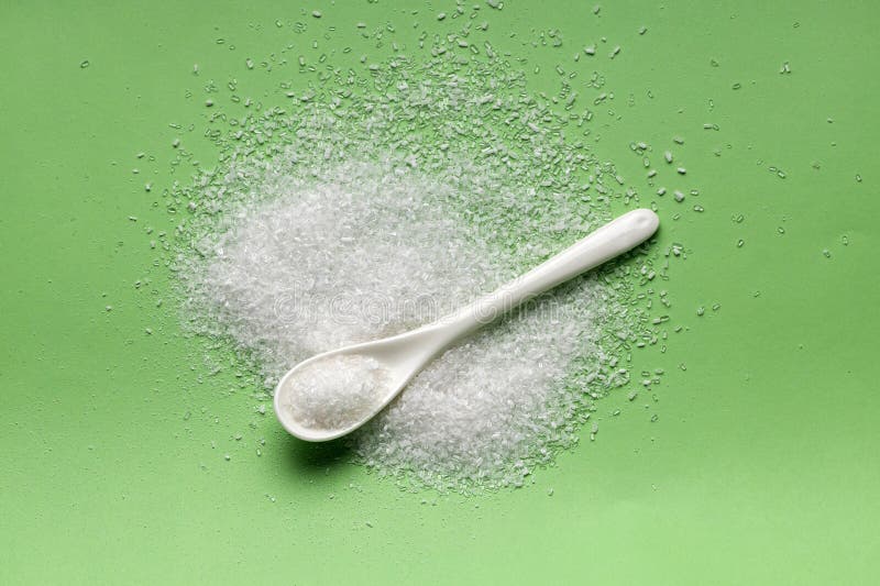 Magnesium Chloride in Spoon - Chemical Component Stock Photo - Image of ...