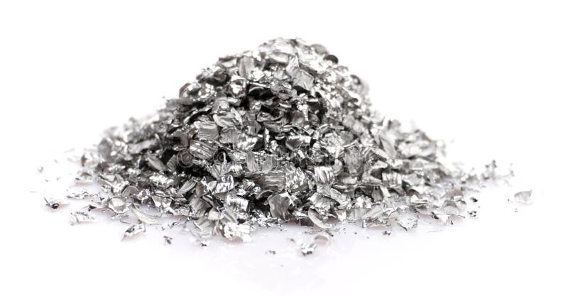 Magnesium shavings stock photo. Image of chemical, elemental - 242700614