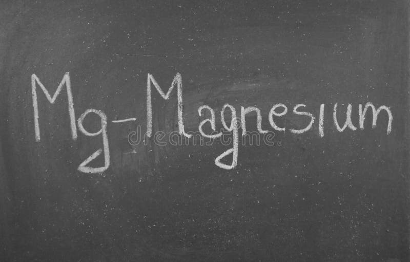 Magnesium sign stock image. Image of brand, text, calligraphy - 216267885