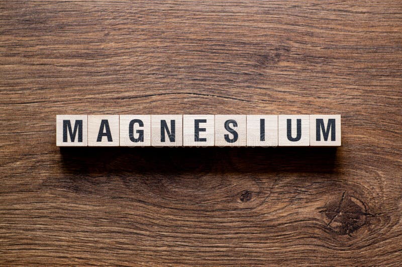 Magnesium - Word Concept on Building Blocks, Text Stock Image - Image ...