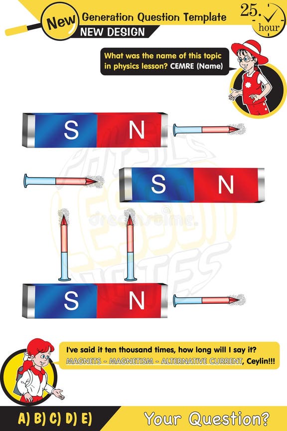 Physics, Magnets, Scientific Magnetic Field and Electromagnetism Vector ...