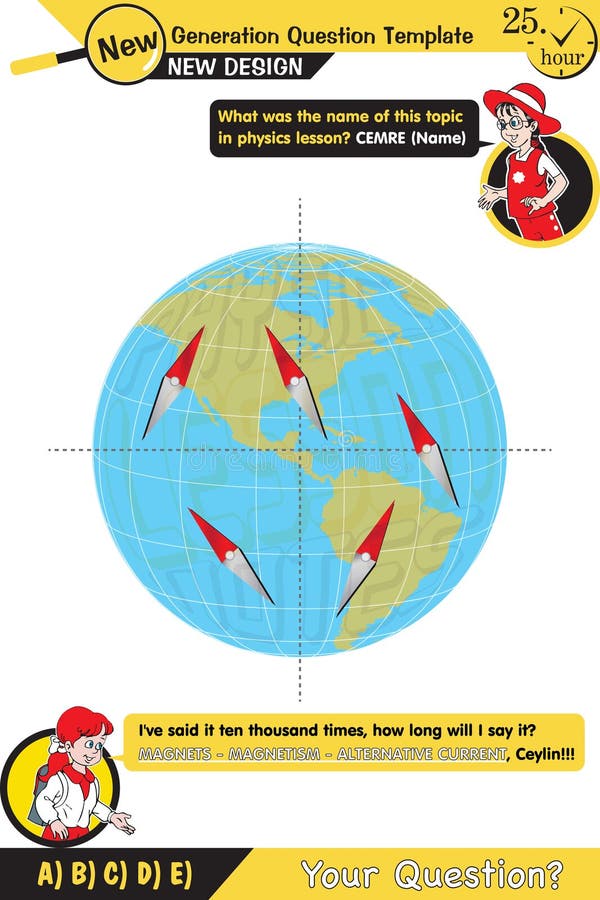 Physics, Magnets, Scientific Magnetic Field and Electromagnetism Vector ...