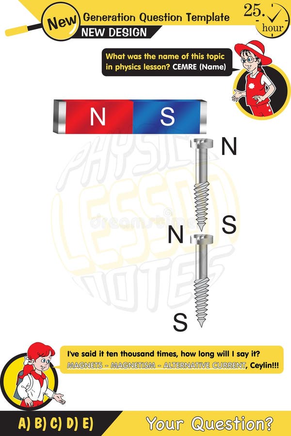 Physics, Magnets, Scientific Magnetic Field and Electromagnetism, Two ...