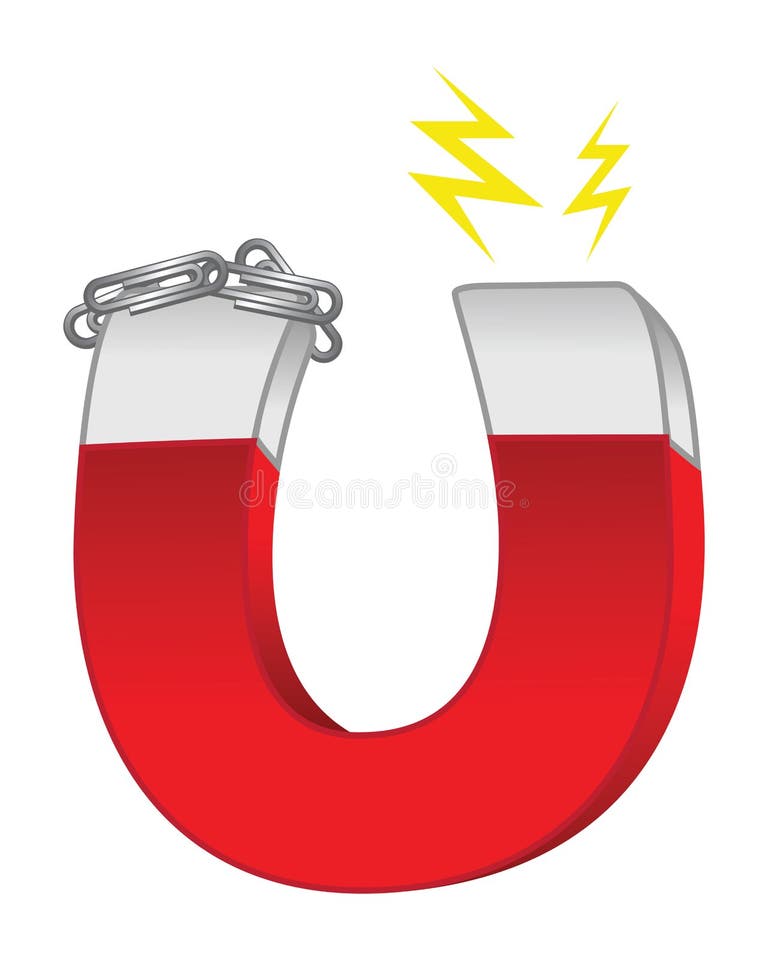 Cartoon Magnets Stock Illustrations – 767 Cartoon Magnets Stock ...