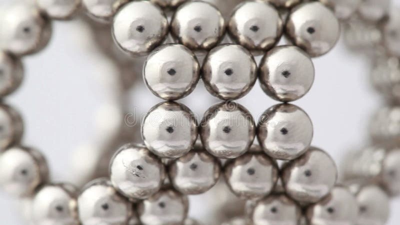 Magnet Balls in Spherical Structure with Hexagonal Stock Video - Video ...