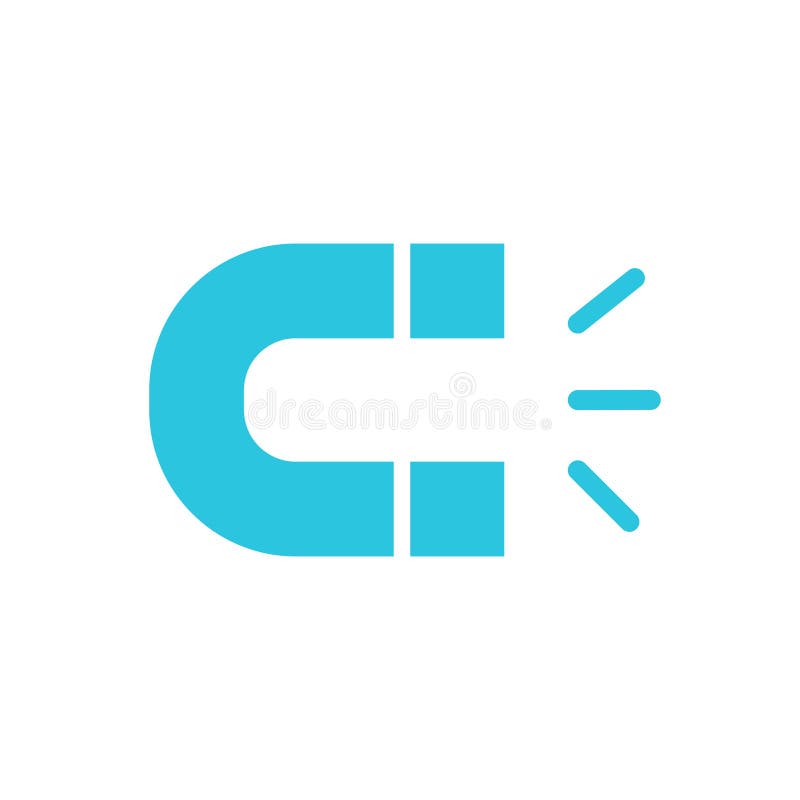Magnet symbol stock vector. Illustration of concept - 301997054