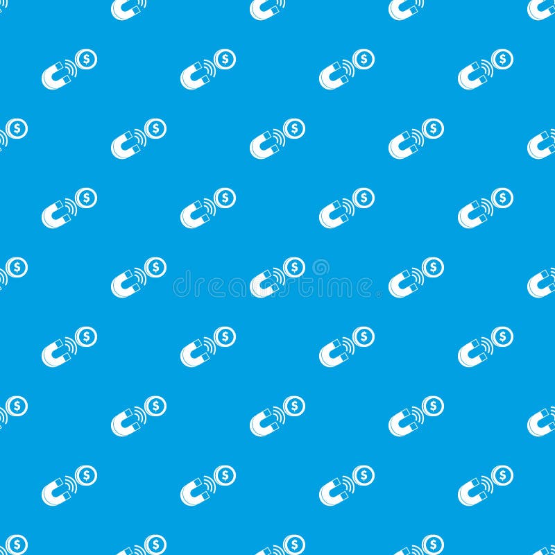 Red Magnet Repeat Seamless Pattern Doodle Cartoon Style Wallpaper ...